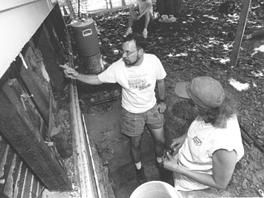 Architectural historianKen Short and archaeologist Esther Doyle Read ...